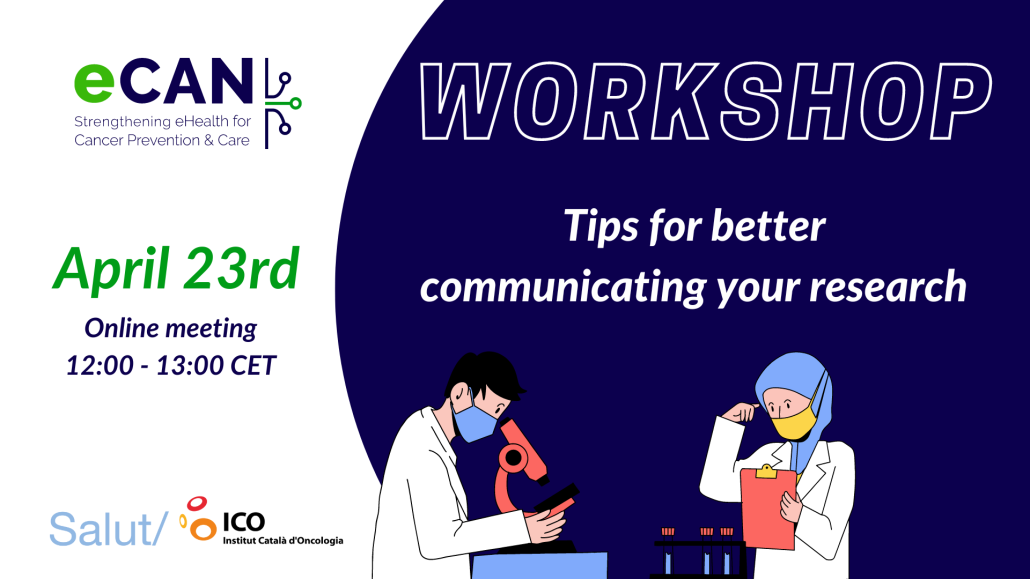 eCAN Workshop: Tips for better communicating your research – eCAN